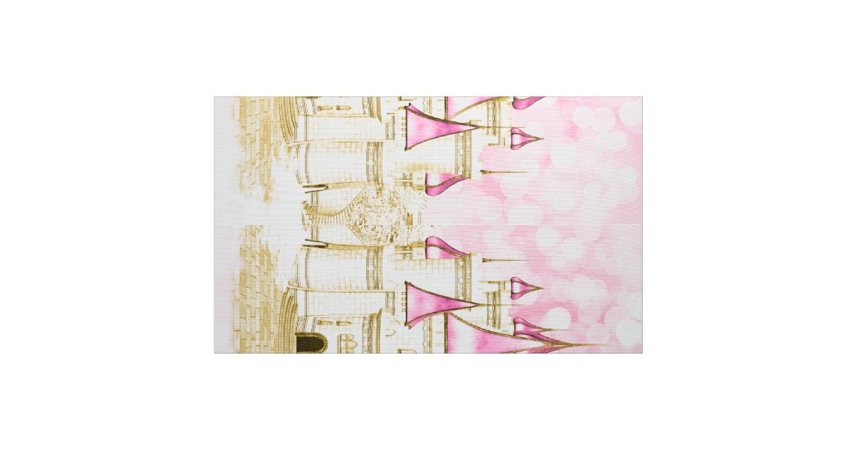Pink Gold Princess Photo Booth Photo Backdrop | Zazzle