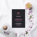 Pink Gold Retro Discoball Flares Graduation Party Foil Invitation | Zazzle