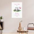 Pink Golf Theme Welcome Poster | Zazzle