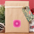 Pink Gradient Square Sticker | Zazzle