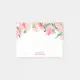 Pink Green Floral Border Post-it Notes | Zazzle