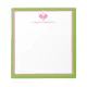 Pink Green Personalized Name Fun Pickleball Notepad | Zazzle