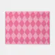 Pink Harlequin Diamond Pattern Doormat | Zazzle