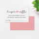 Pink Heart Diaper Raffle Girl Baby Shower | Zazzle