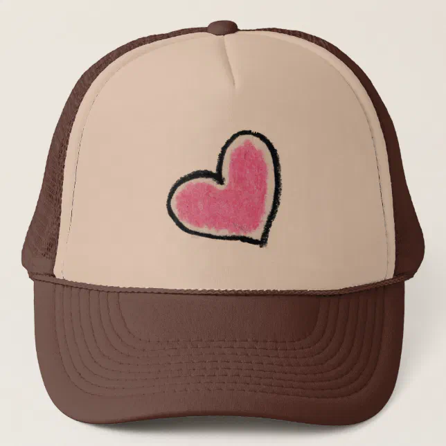 PINK HEART hat | Zazzle
