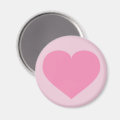 Pink heart magnet | Zazzle