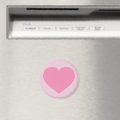 Pink heart magnet | Zazzle