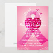 Pink Heart Ribbon Breast Cancer Awareness Party Invitation | Zazzle