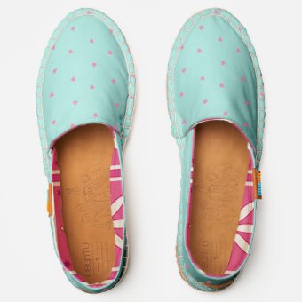 Pink Heart Ubuntu Espadrilles | Zazzle