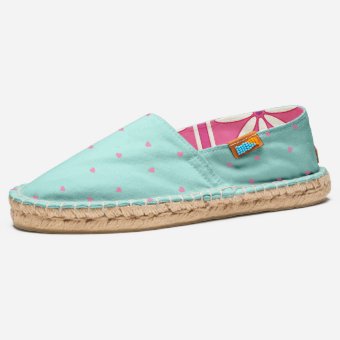 Pink Heart Ubuntu Espadrilles | Zazzle