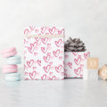 Pink Heart Valentine's Day Wrapping Paper | Zazzle