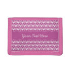Cute Pink Hearts Pattern Girly Name Nylon Wallet | Zazzle.com
