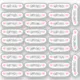 Pink Hearts Happy Mail Sticker | Zazzle