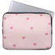 Pink Hearts Seamless Pattern – Cute Valentine Laptop Sleeve | Zazzle