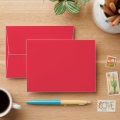 Pink Hearts Valentine's Day - Note Card Envelope | Zazzle