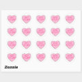 Pink HOT STUFF Valentine's Day Candy Heart Love Classic Round Sticker ...