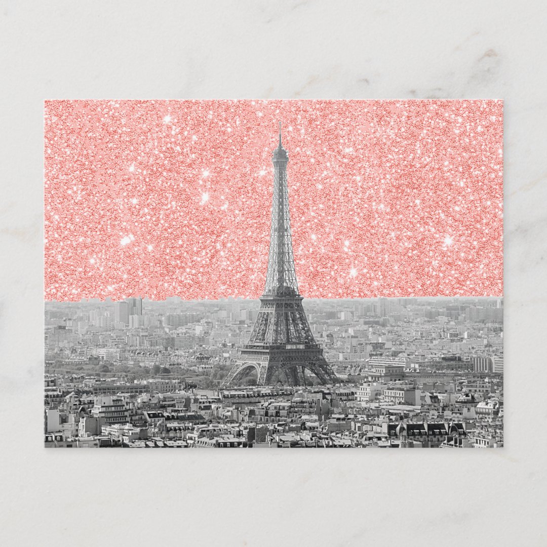 Pink in Paris Postcard | Zazzle