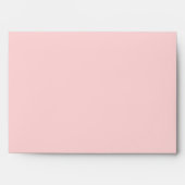 Pink Invitation Envelope with Gold Glitter Liner | Zazzle