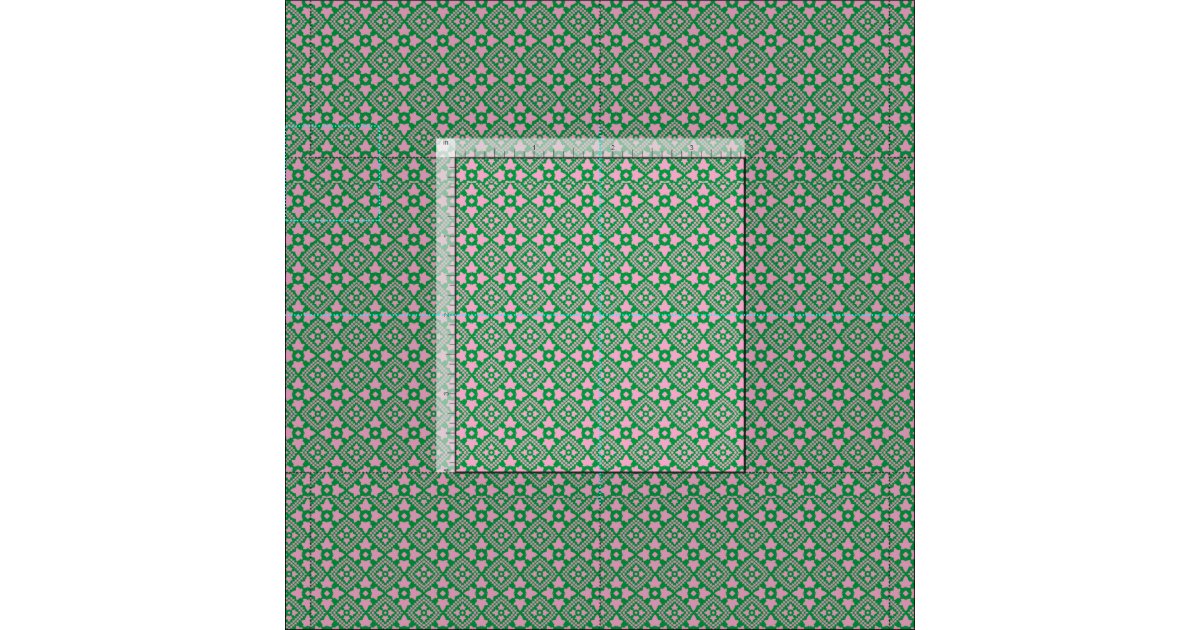 Pink Ivy Pattern Fabric | Zazzle