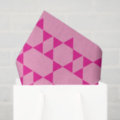 Pink Jewish Star tissue paper | Zazzle