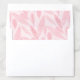 Pink jungle leaves | zoo theme | envelope liner | Zazzle