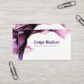Pink Lace Ribbon Border g8678 Business Card | Zazzle