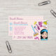 Pink Lady Cartoon Cleaning Service Janitorial Business Card | Zazzle