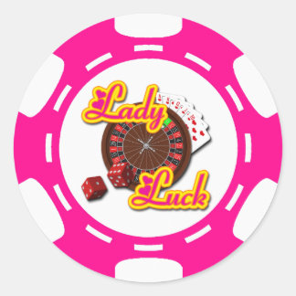 Lady Luck Stickers | Zazzle