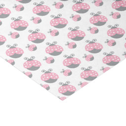 Pink Ladybug Tissue Paper | Zazzle