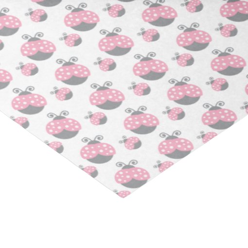 Pink Ladybug Tissue Paper | Zazzle