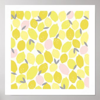 Pink Lemonade by Origami Prints 12x12 Art Print | Zazzle
