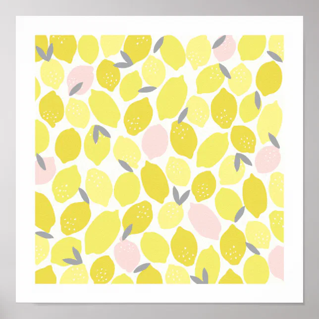 Pink Lemonade by Origami Prints 12x12 Art Print | Zazzle