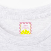 Pink Lemonade Personalized Clothing Labels | Zazzle