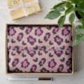 Pink Leopard Animal Print Tissue Paper | Zazzle