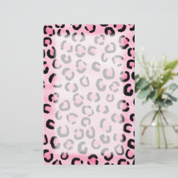 Pink Leopard Print Pattern. Stationery | Zazzle