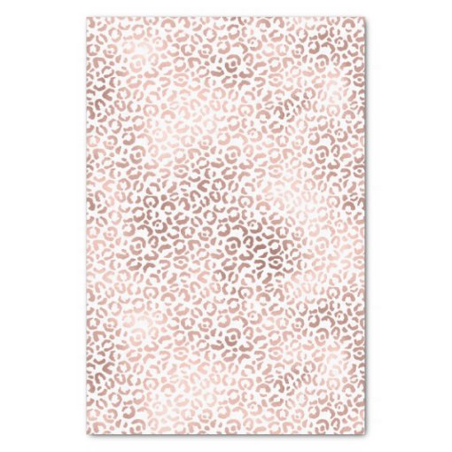 Pink Leopard Print Tissue Paper | Zazzle