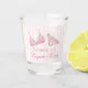 Pink Lingerie Shower Bachelorette Party Favor Shot Glass | Zazzle