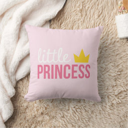 Pink Little Princess Pillow | Zazzle