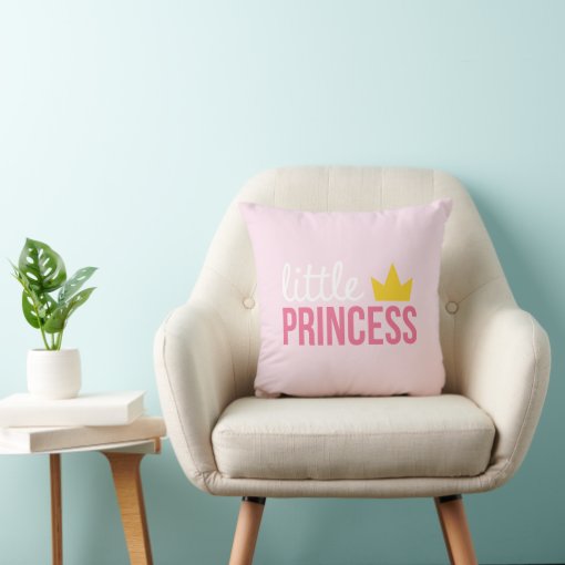 Pink Little Princess Pillow | Zazzle