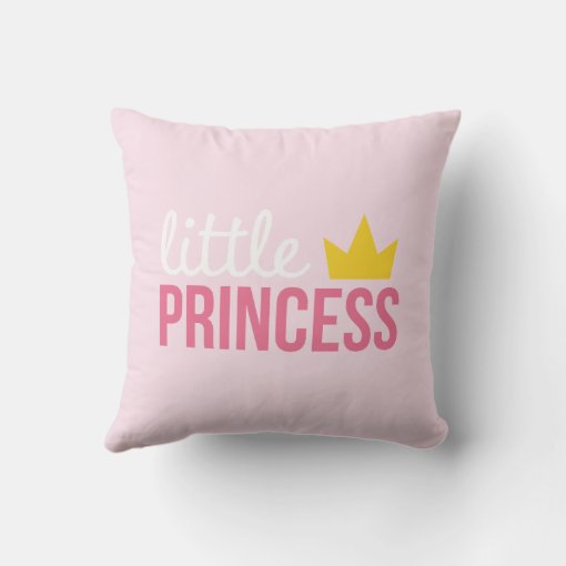 Pink Little Princess Pillow | Zazzle