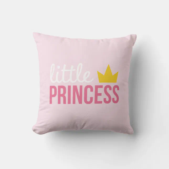 Pink Little Princess Pillow | Zazzle