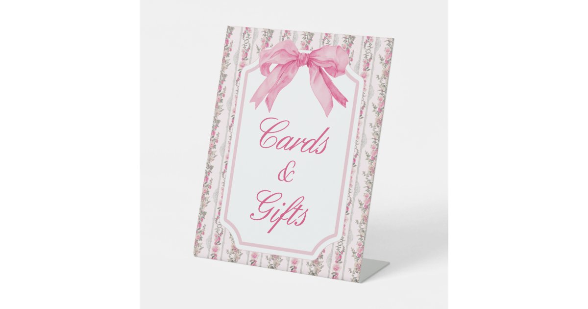Pink Love Shack Vintage Fancy Cards and Gifts Sign | Zazzle