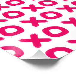 Pink Love Stop Sign Poster | Zazzle