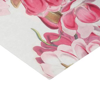 Pink Magnolia Tissue Paper | Zazzle