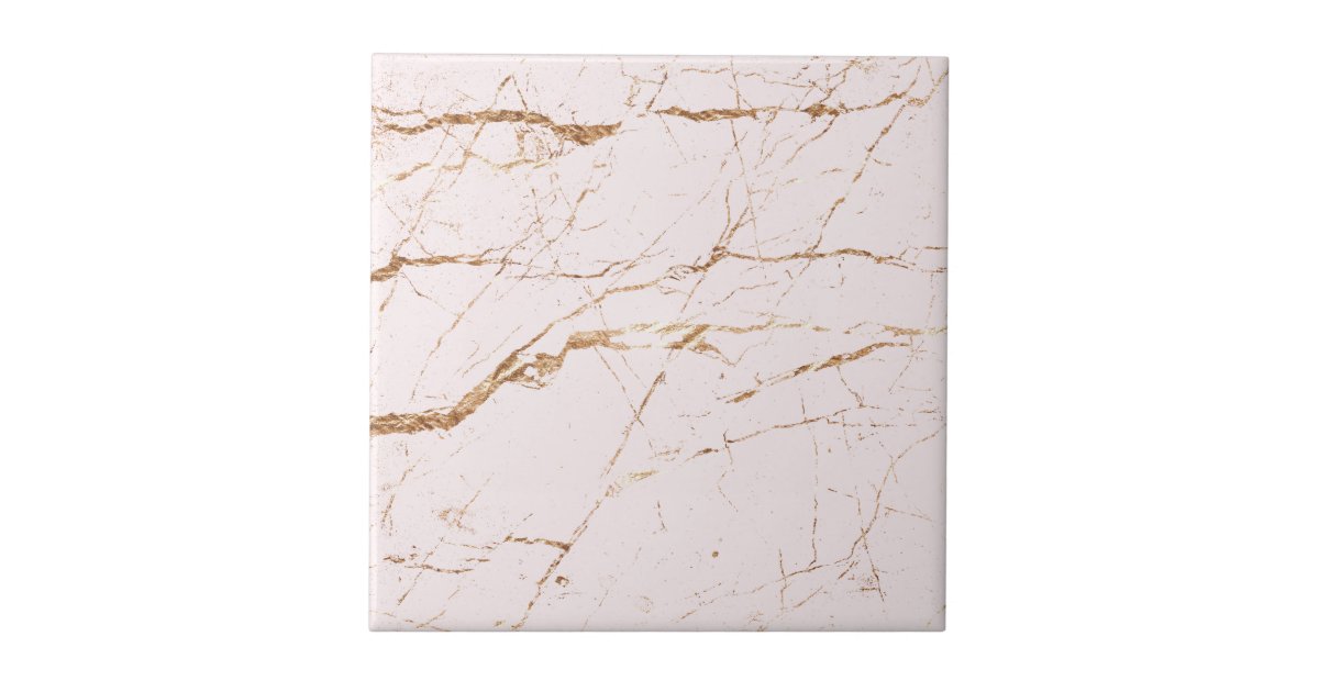 Pink Marble Ceramic Tile | Zazzle