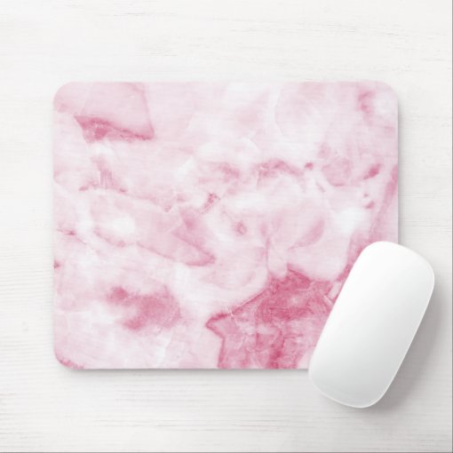 Pink Marble Mouse Pad | Zazzle