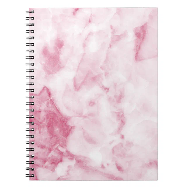 Pink Marble Notebook | Zazzle