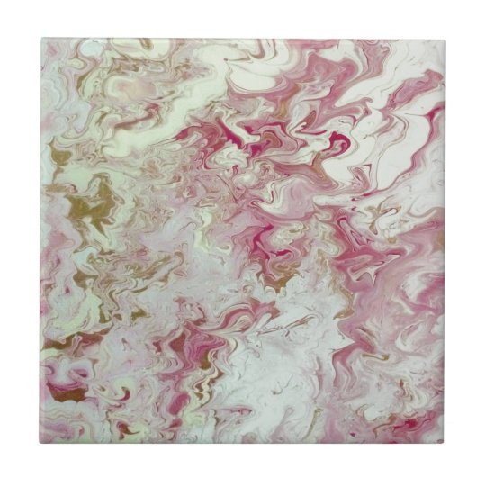 Pink Marble Tile | Zazzle.com