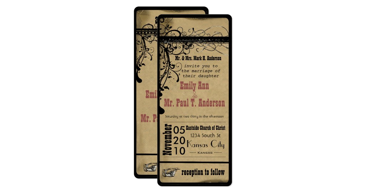 Pink Medieval, Renaissance Wedding Invitations | Zazzle.com