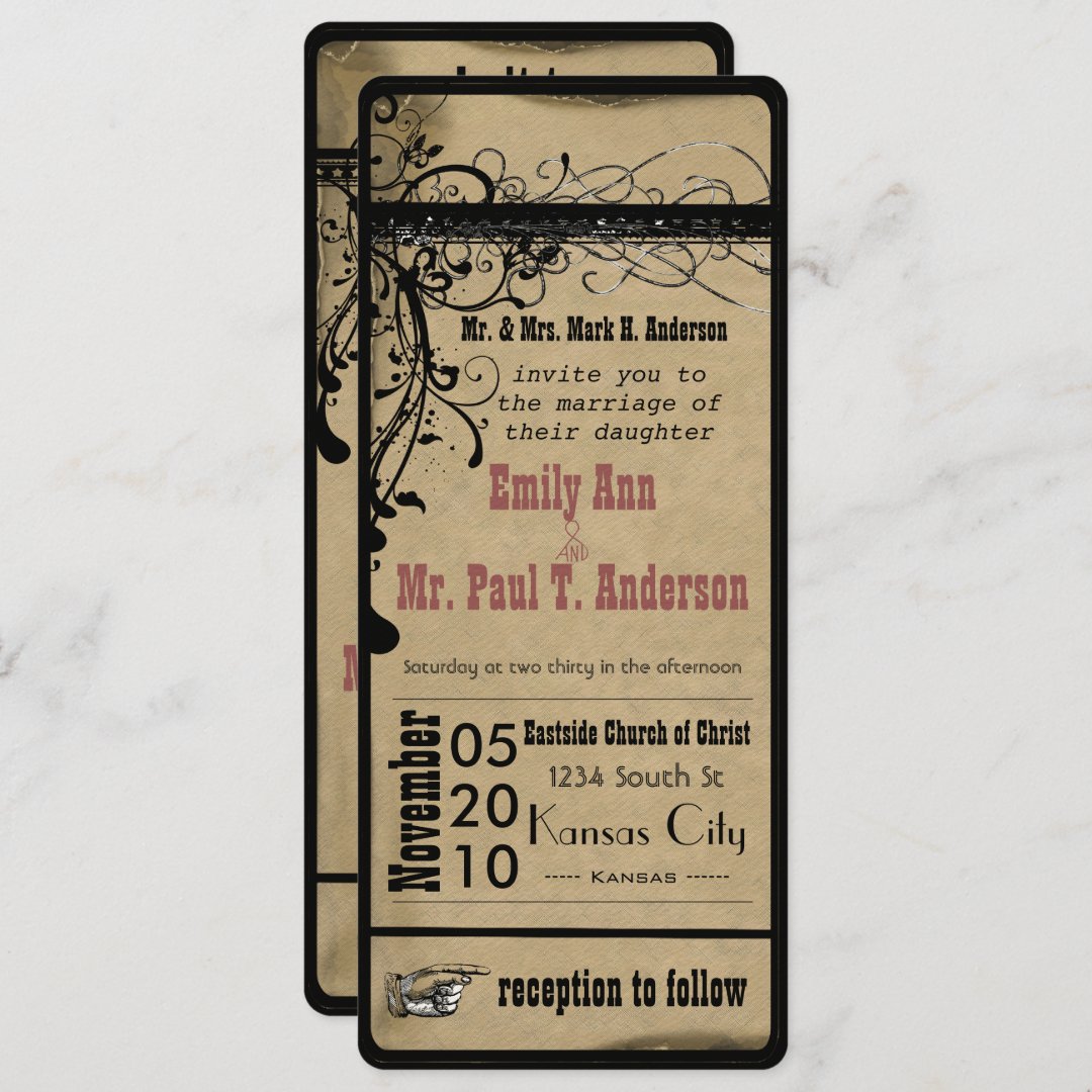 Pink Medieval, Renaissance Wedding Invitations | Zazzle